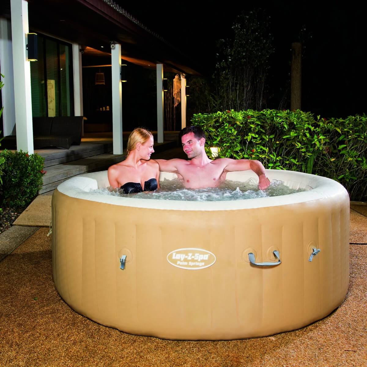 СПА-бассейн Bestway Lay-Z-Spa AirJet Palm Springs 196х71 см, на 4-6 ...